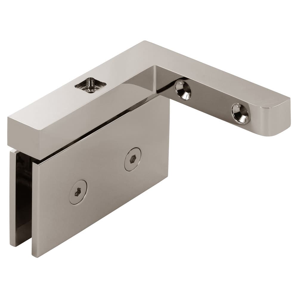 Brushed Nickel Mars Top Left Hand Offset Pivot Hinge