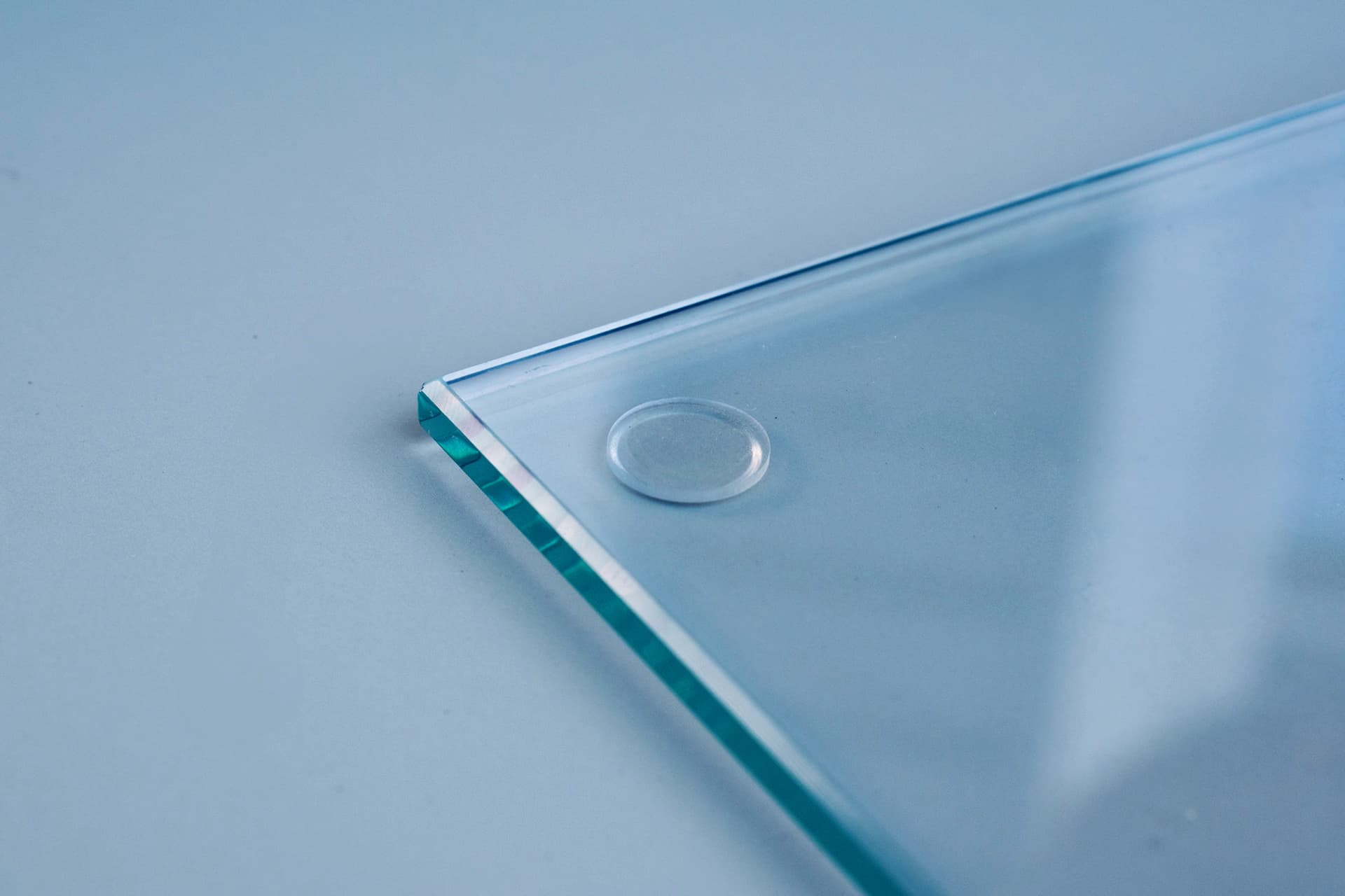 12.7mm x 1.5mm Cylindrical Clear Rubber Desk Bumpers