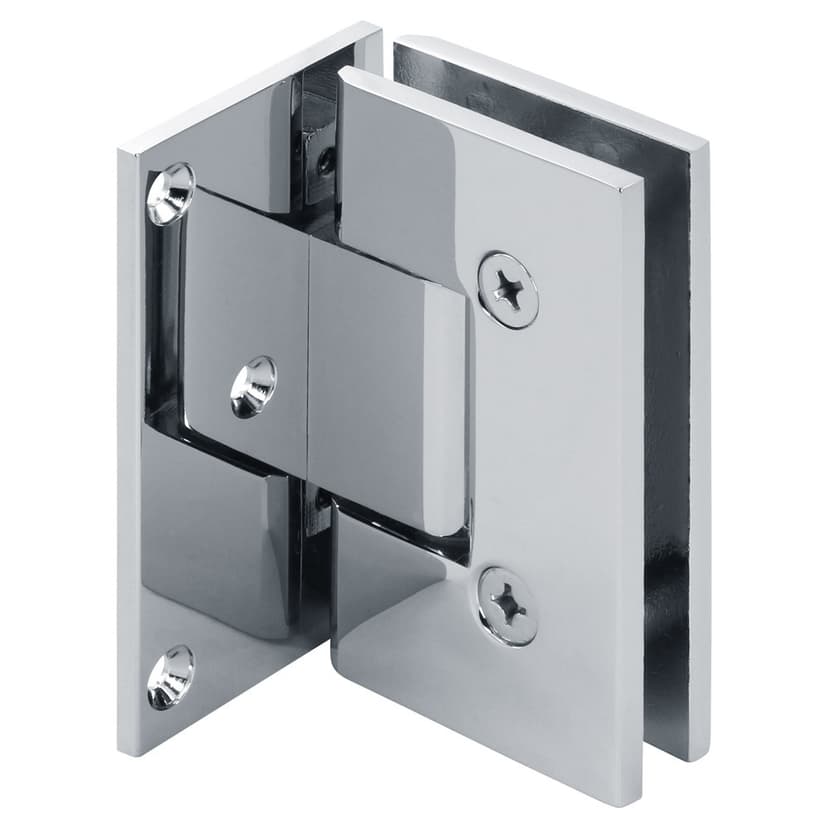 Regular Duty Polished Chrome Venus Square Offset Hinge