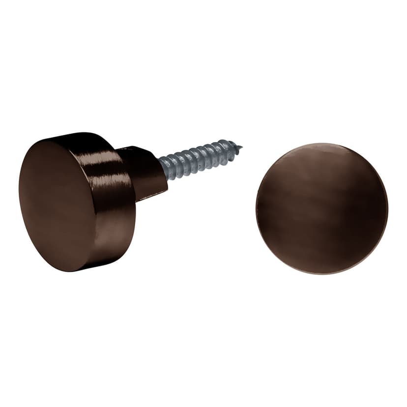 Oil Rubbed Bronze 3/4-inch Round Clips For 1/4-inch Mirrors