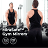 36x60 Frameless Gym Mirror | High-Quality Fitness Mirrors | Dulles Glass